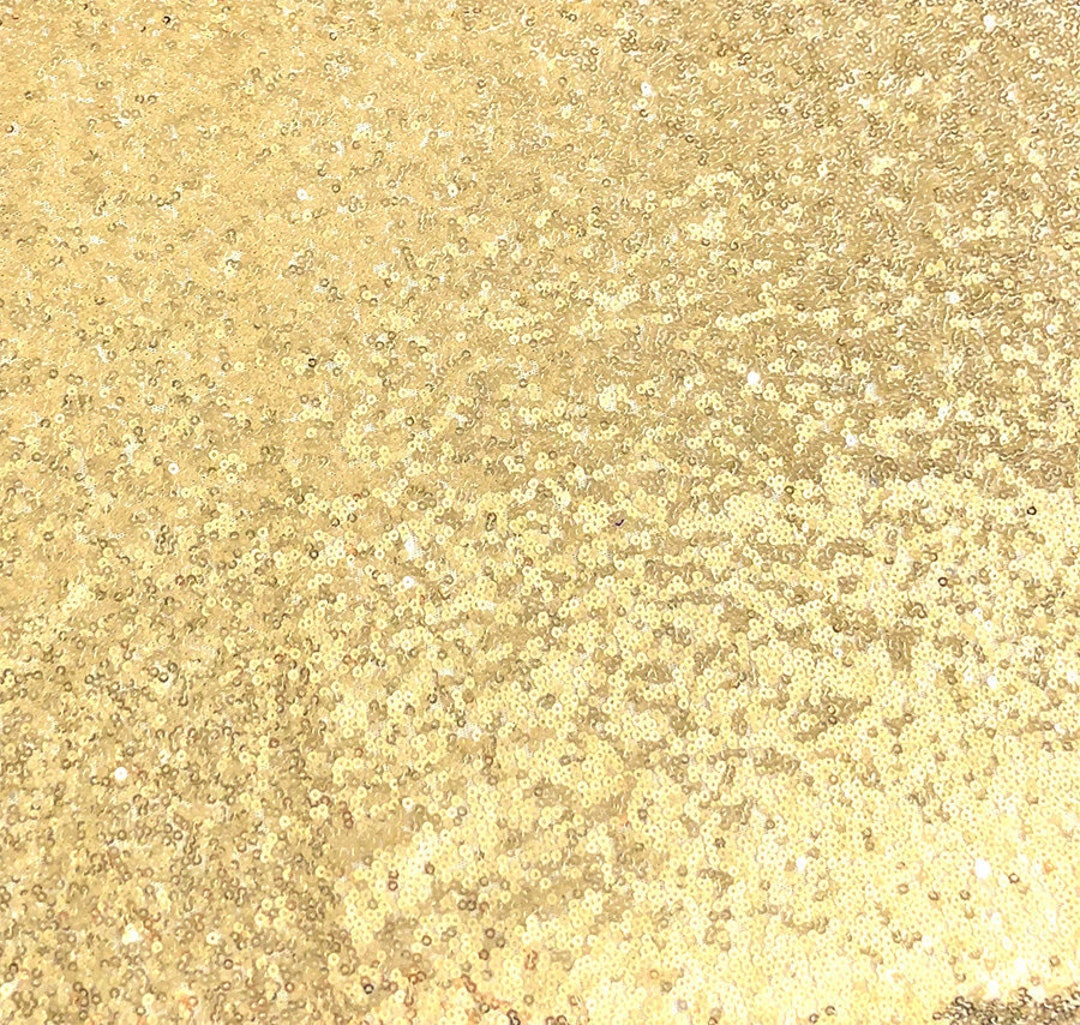 Light Gold Sequin Fabric, Champagne Gold Full Sequins Fabric, Light ...