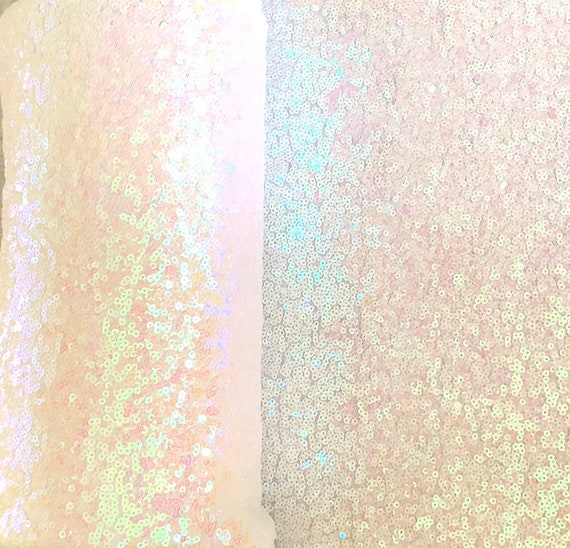 Iridescent White Fabric