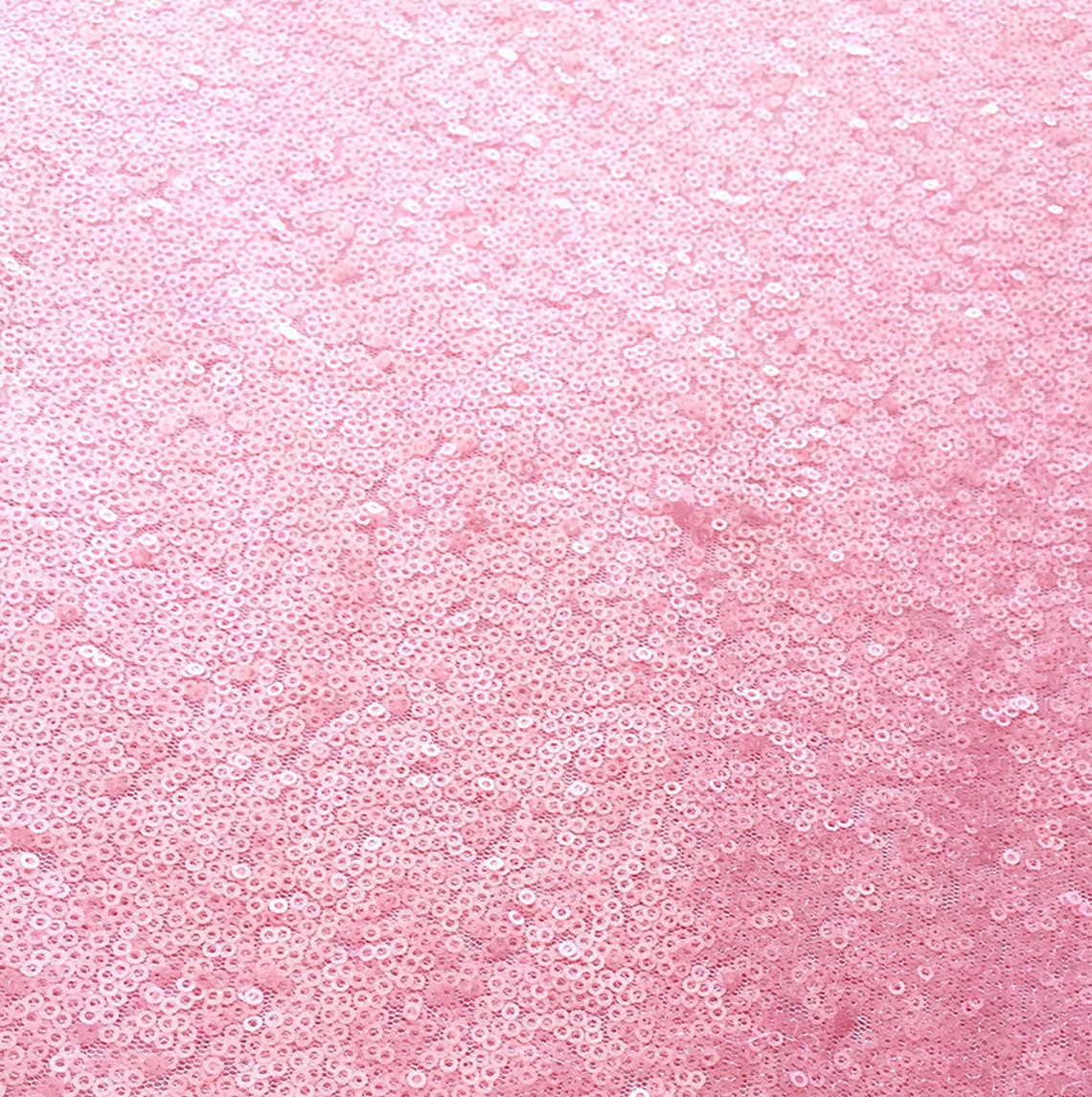 Baby Pink Sequin Fabric, Baby Pink Full Sequins Fabric, Powder Pink ...