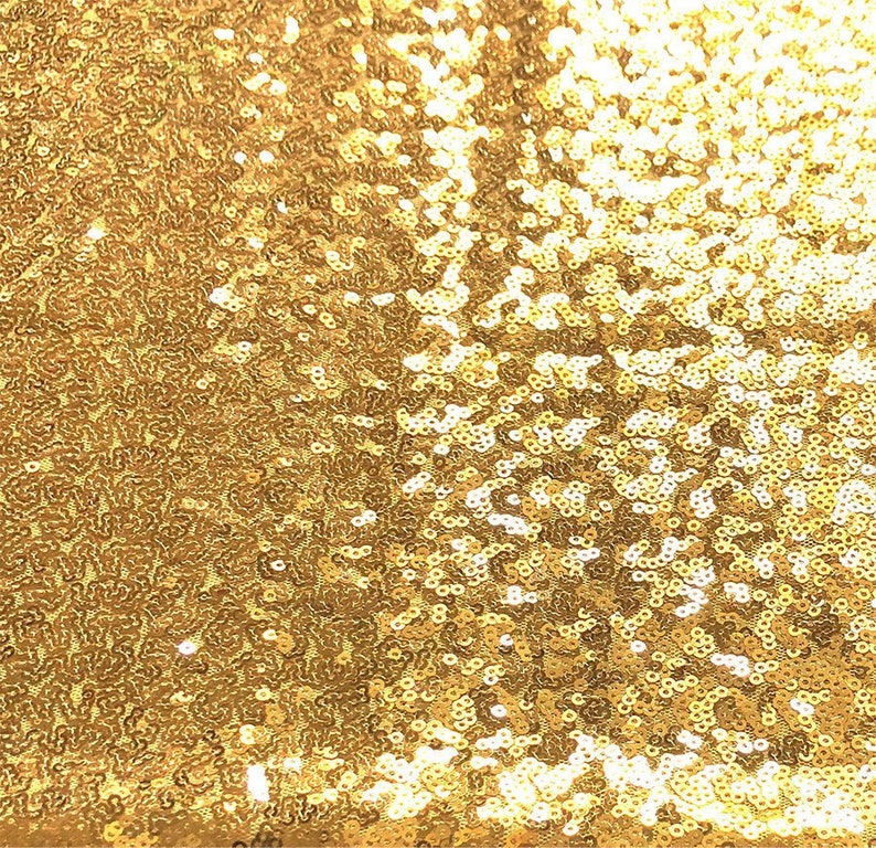 Gold Sequin Fabric Gold Full Sequins Fabric Antique Gold - Etsy