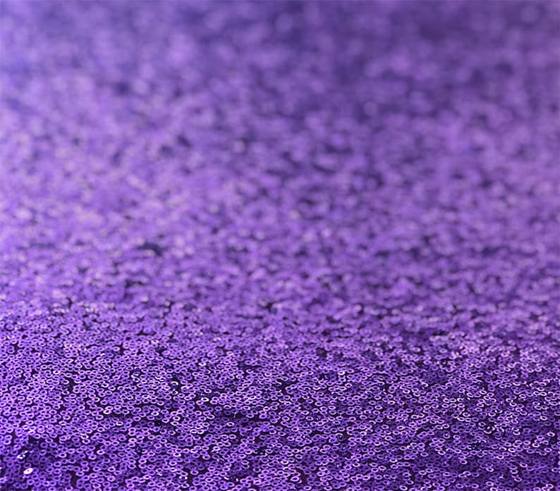 Purple Sequin Fabric, Purple Full Sequins Fabric, Violet Glitz Sequins ...