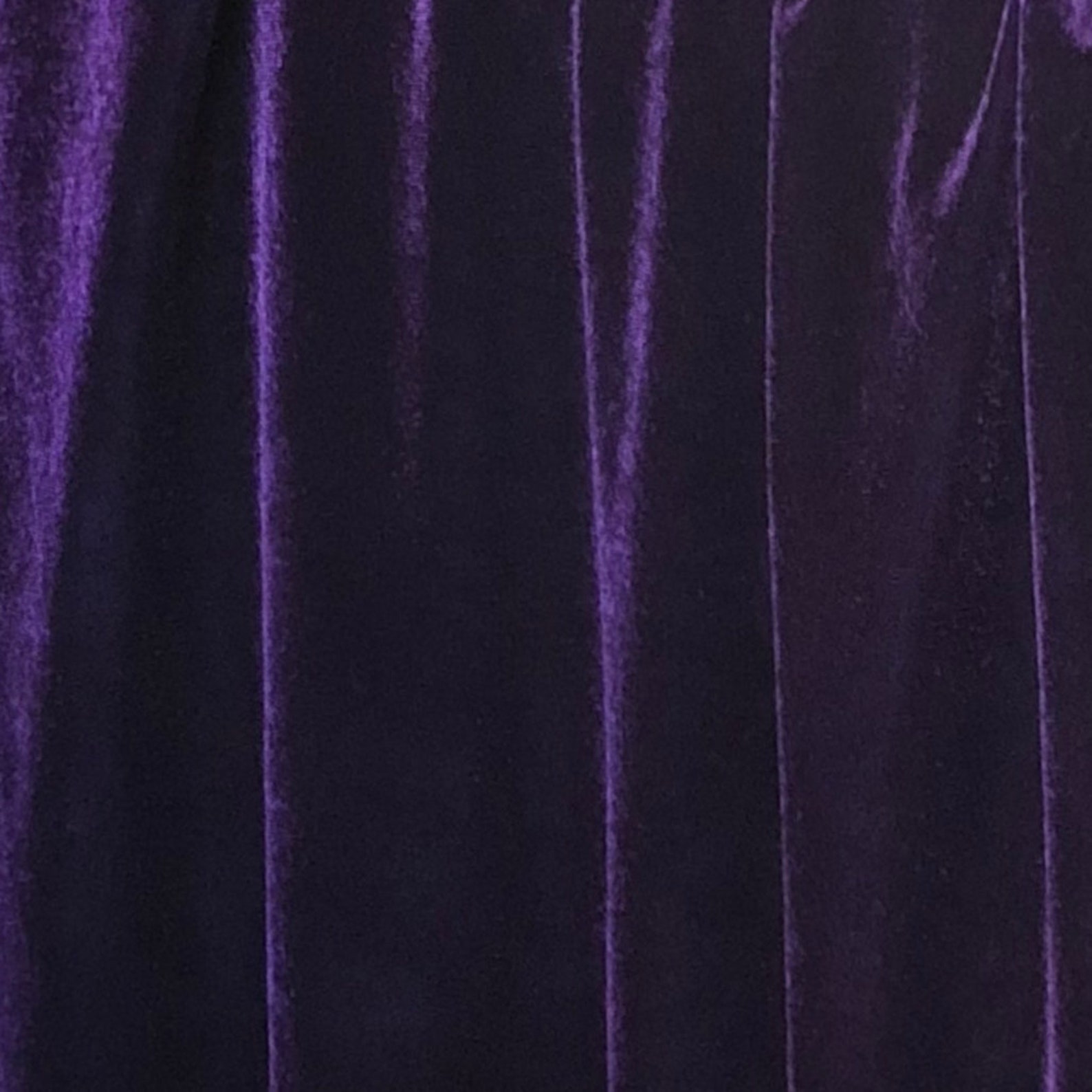 Purple Stretch Velvet Fabric by the Yard Royal Purple Velvet | Etsy