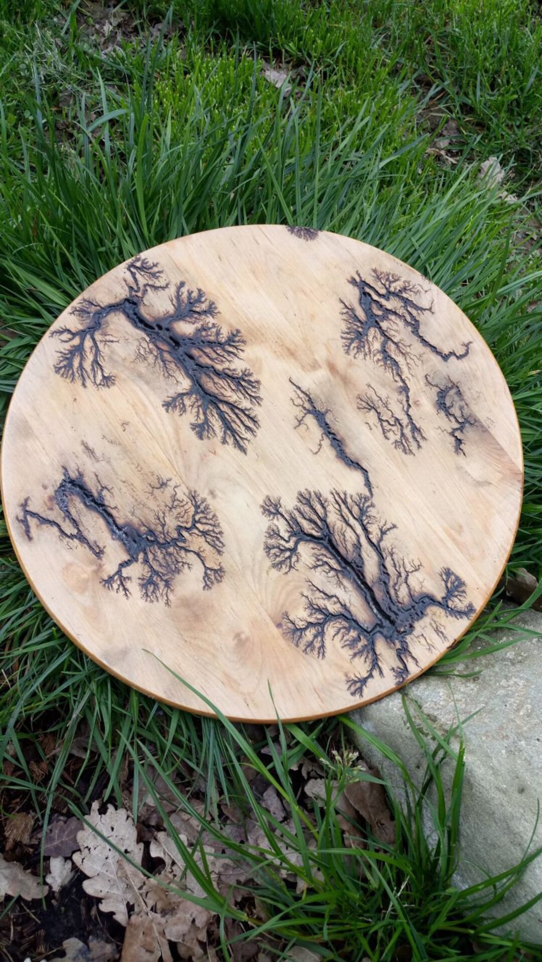 30 Cm Turntable Engraved by Methode Lichtenberg - Etsy