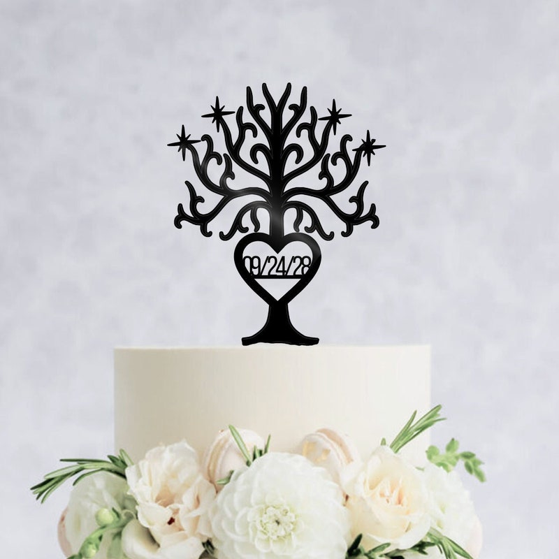 Tree Cake Topper - Etsy