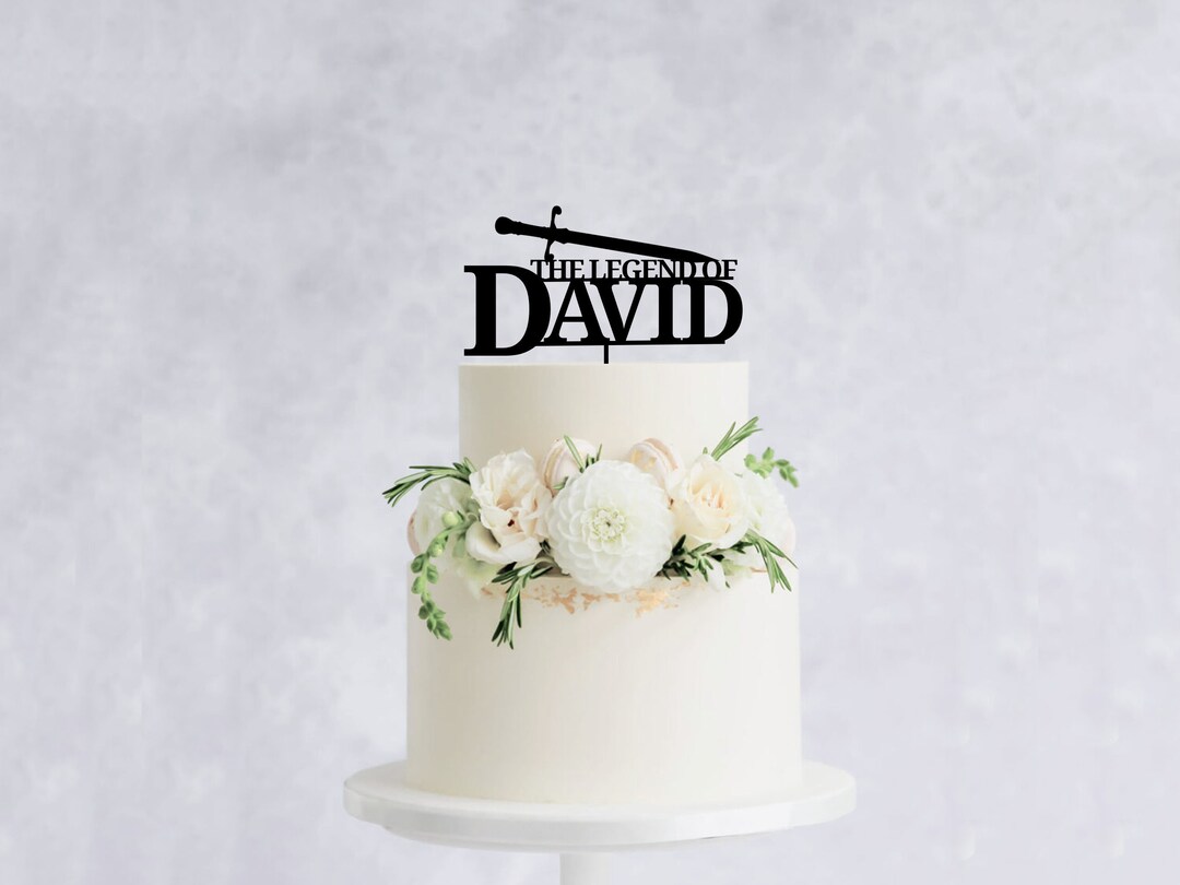 Custom the Legend of Zelda Cake Topper, Custom Name Birthday Cake ...