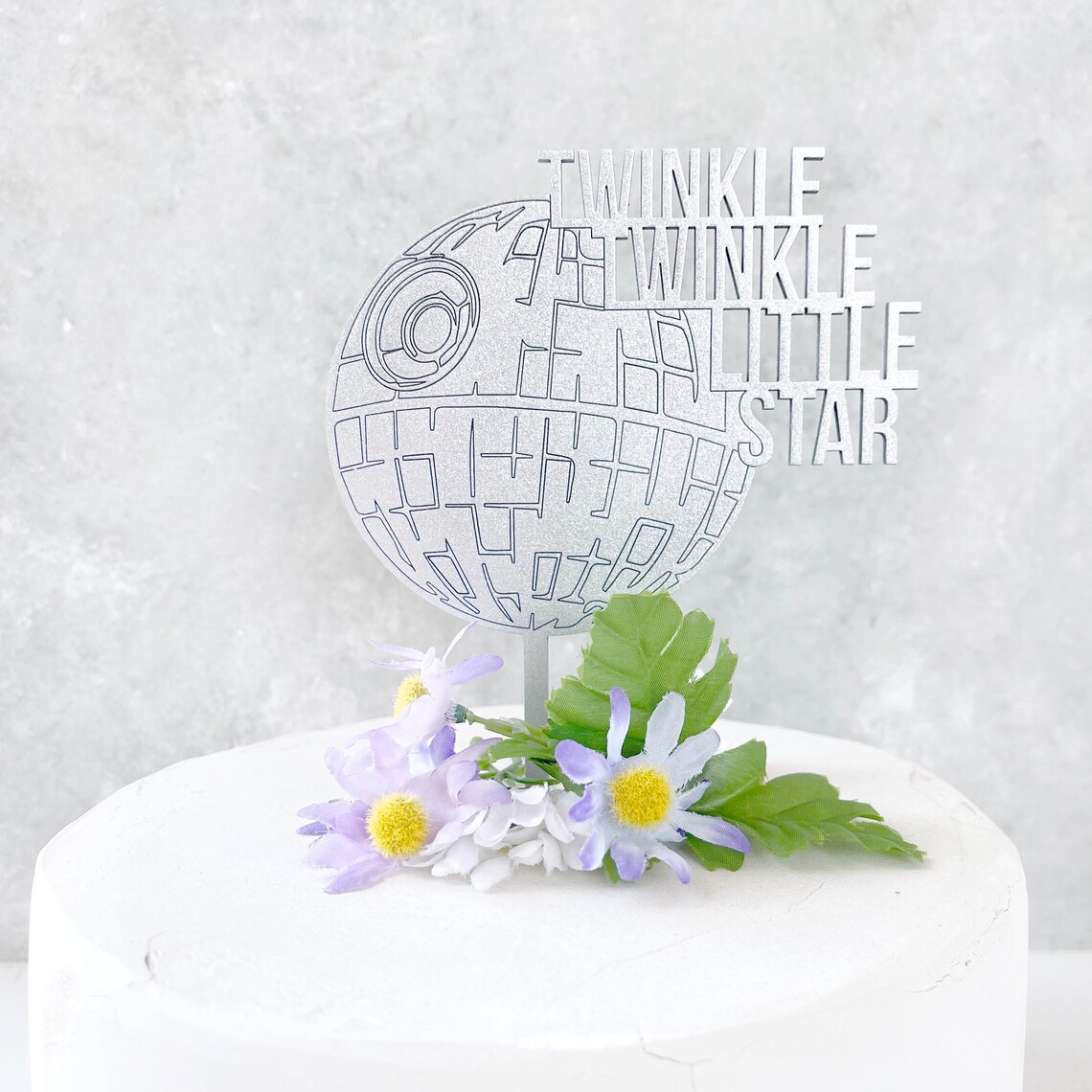 Twinkle Twinkle Little Star Cake Topper - Star Wars Baby Cake Topper ...