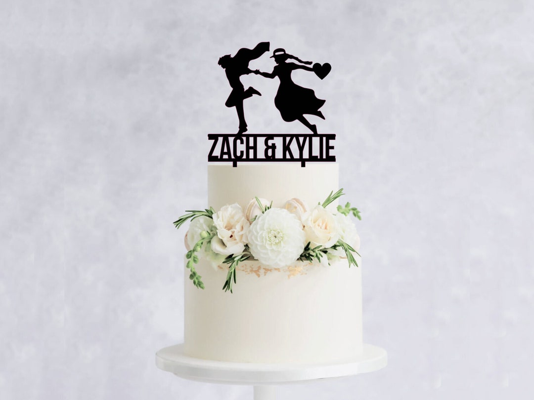 Custom Anime Wedding Cake Topper, Howl's Moving Castle Wedding Cake ...