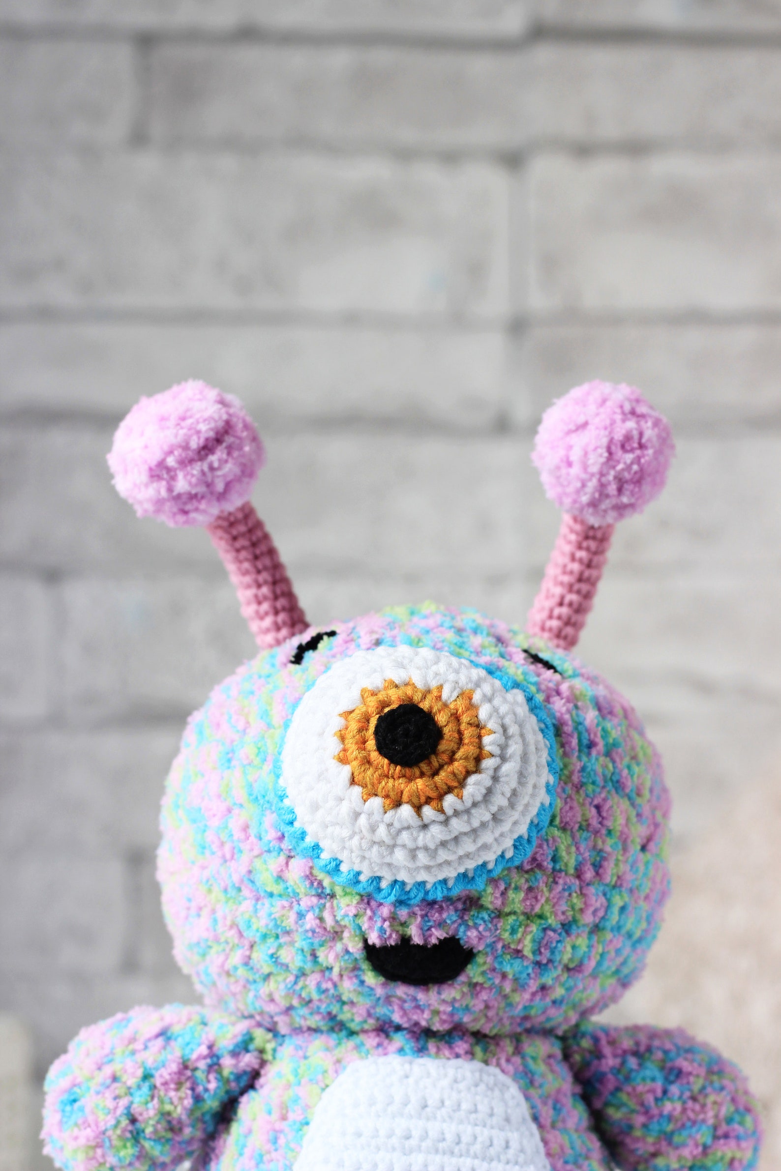 Crochet Monster Pattern Amigurumi Cyclop Pattern Easy Crochet Pattern ...