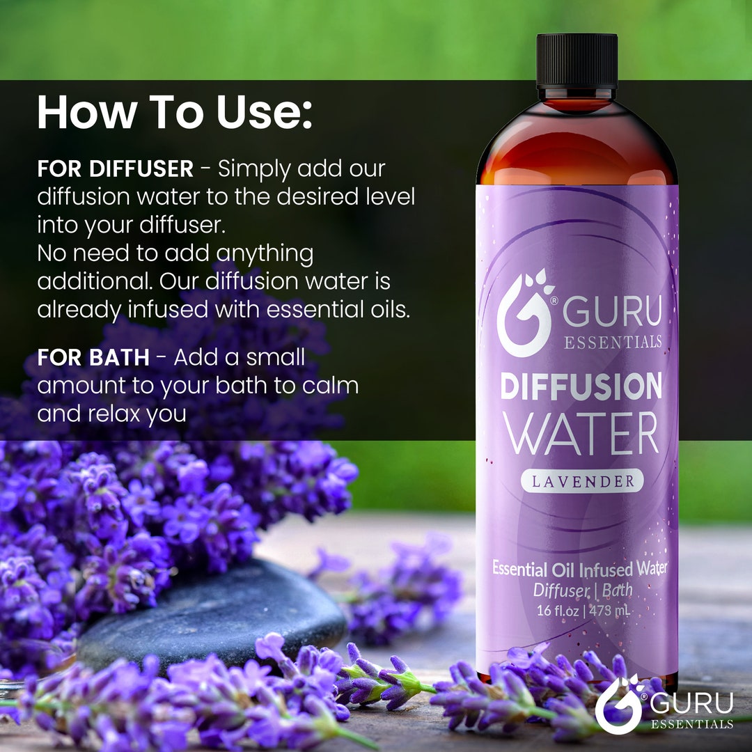 Lavender Diffusion Water Essential Oil Infused Water for Diffusers Bath ...