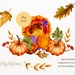 Pumpkin Clipart Thankful Png Thanksgiving Png Fall Watercolor Clipart ...