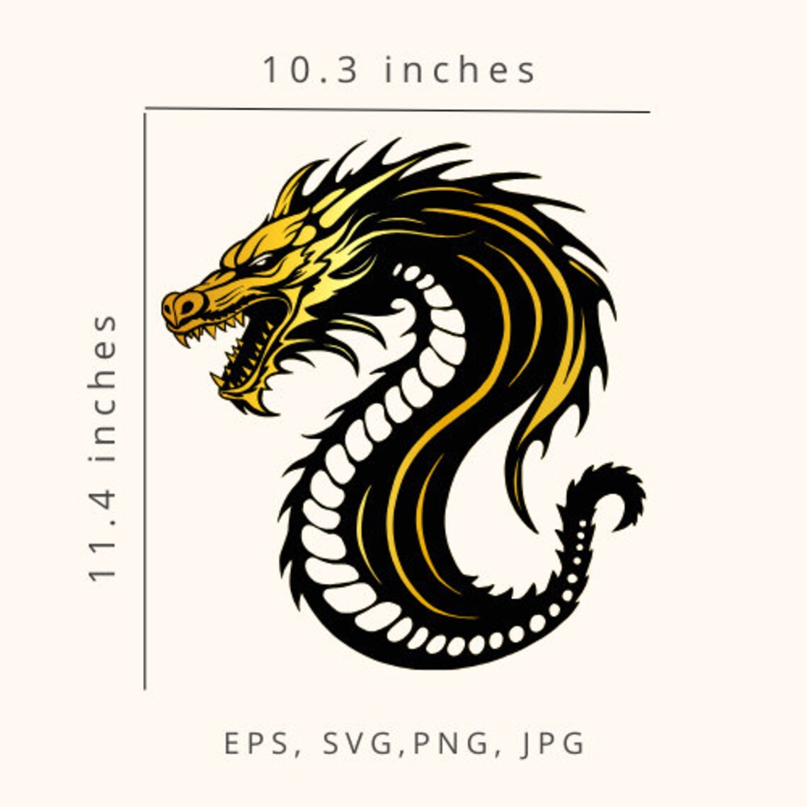 Dragon Svg Dragon Head Svg Chinese Dragon Svg Lunar New Year Dragon Png ...