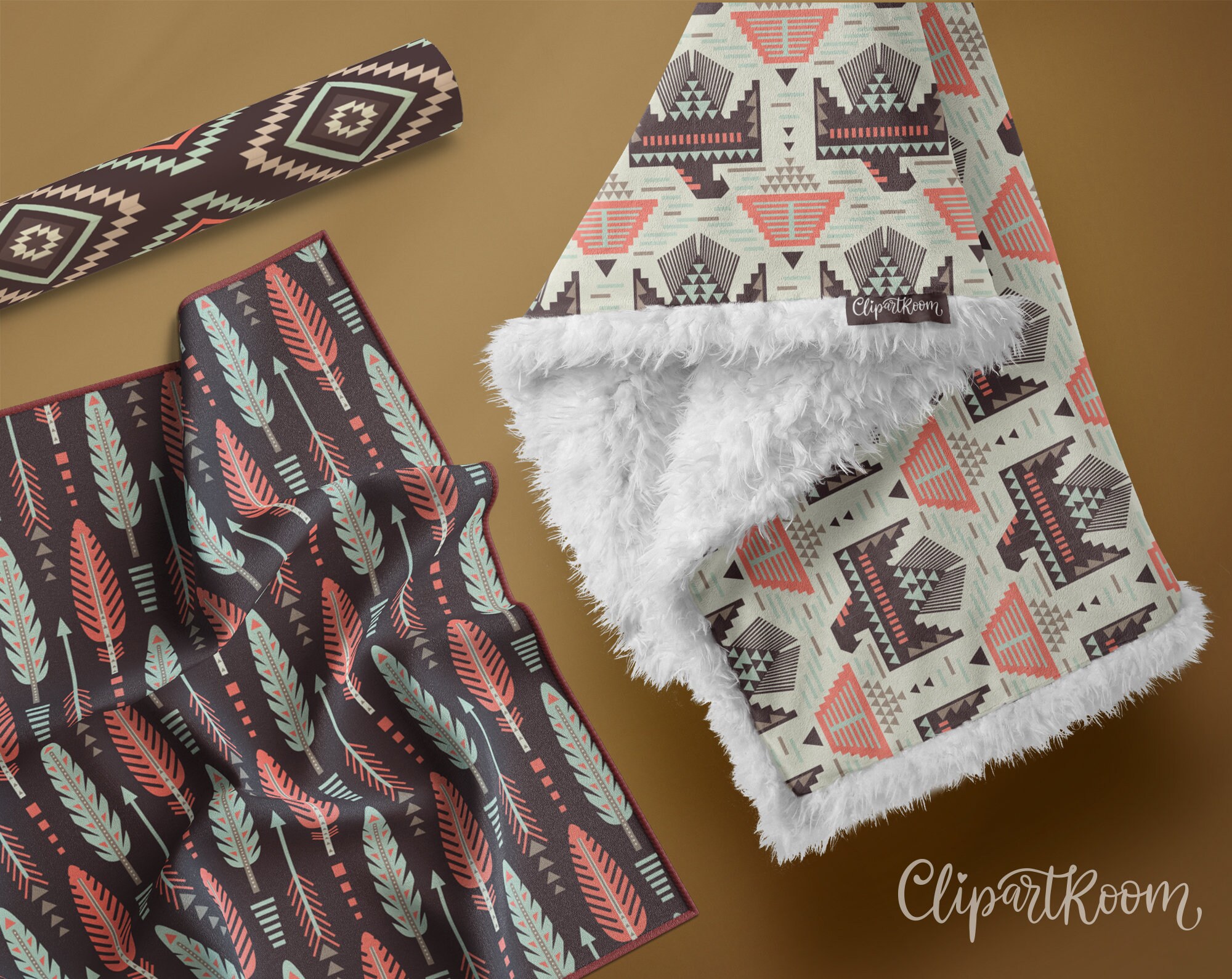 Native American Digital Paper Boho Digital Paper Seamless Files, Indian ...