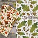 Fall Digital Paper Mushroom & Daisy Digital Paper Seamless - Etsy