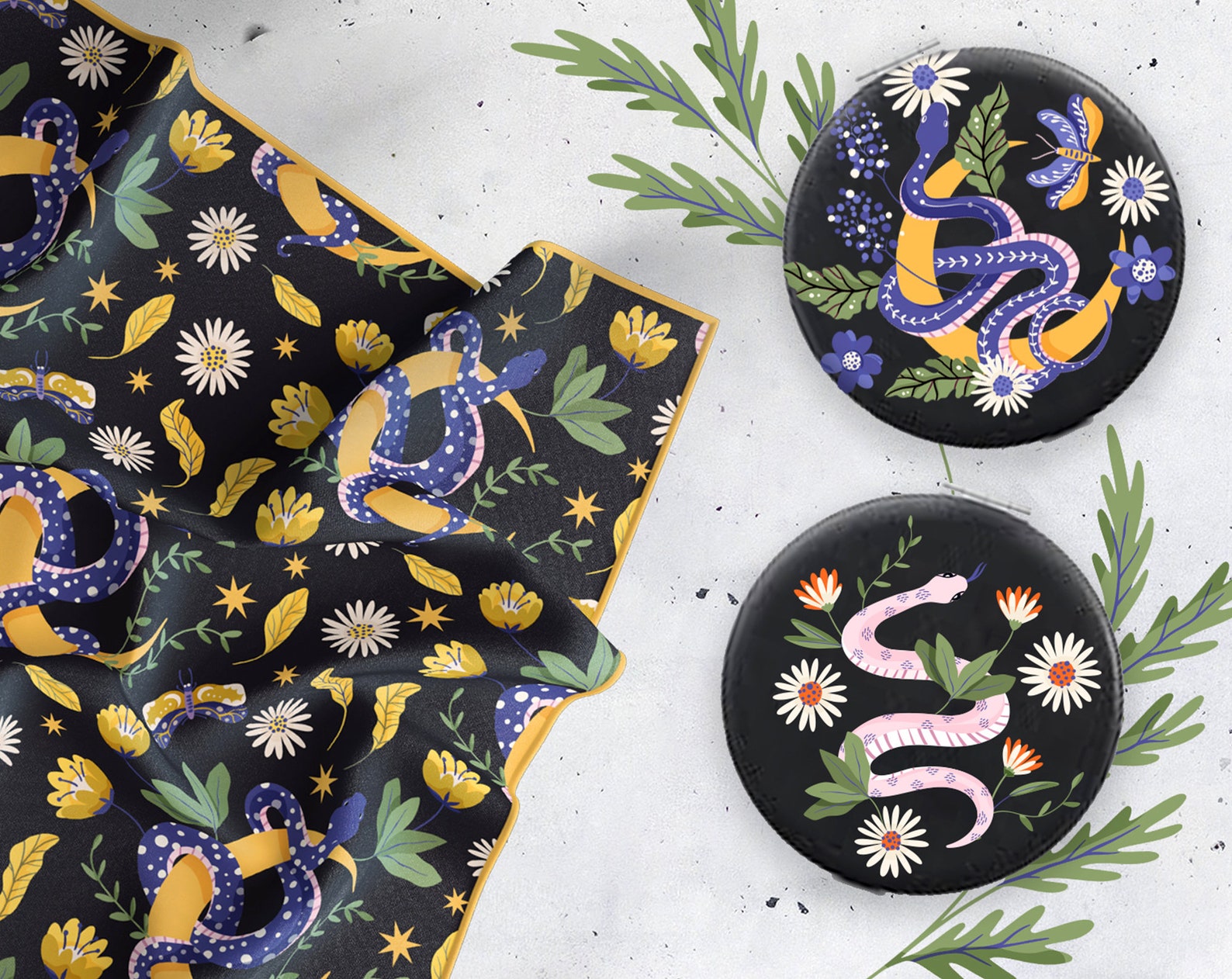 Snake Print Boho Clipart Snake Art Magic Digital Paper Snake Tattoo ...