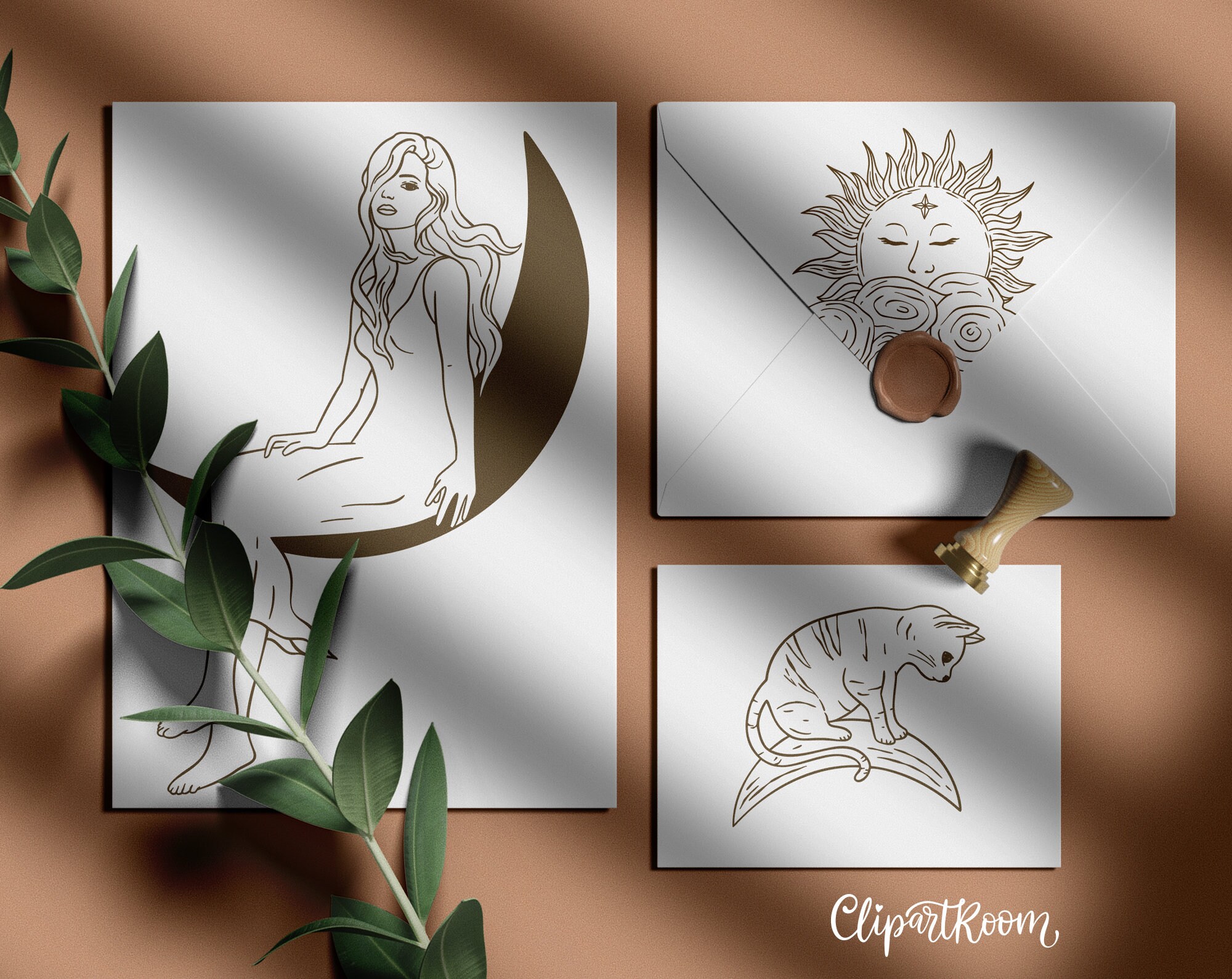 Celestial Svg Female Line Art Women Line Art Esoteric Art Wonder Woman ...