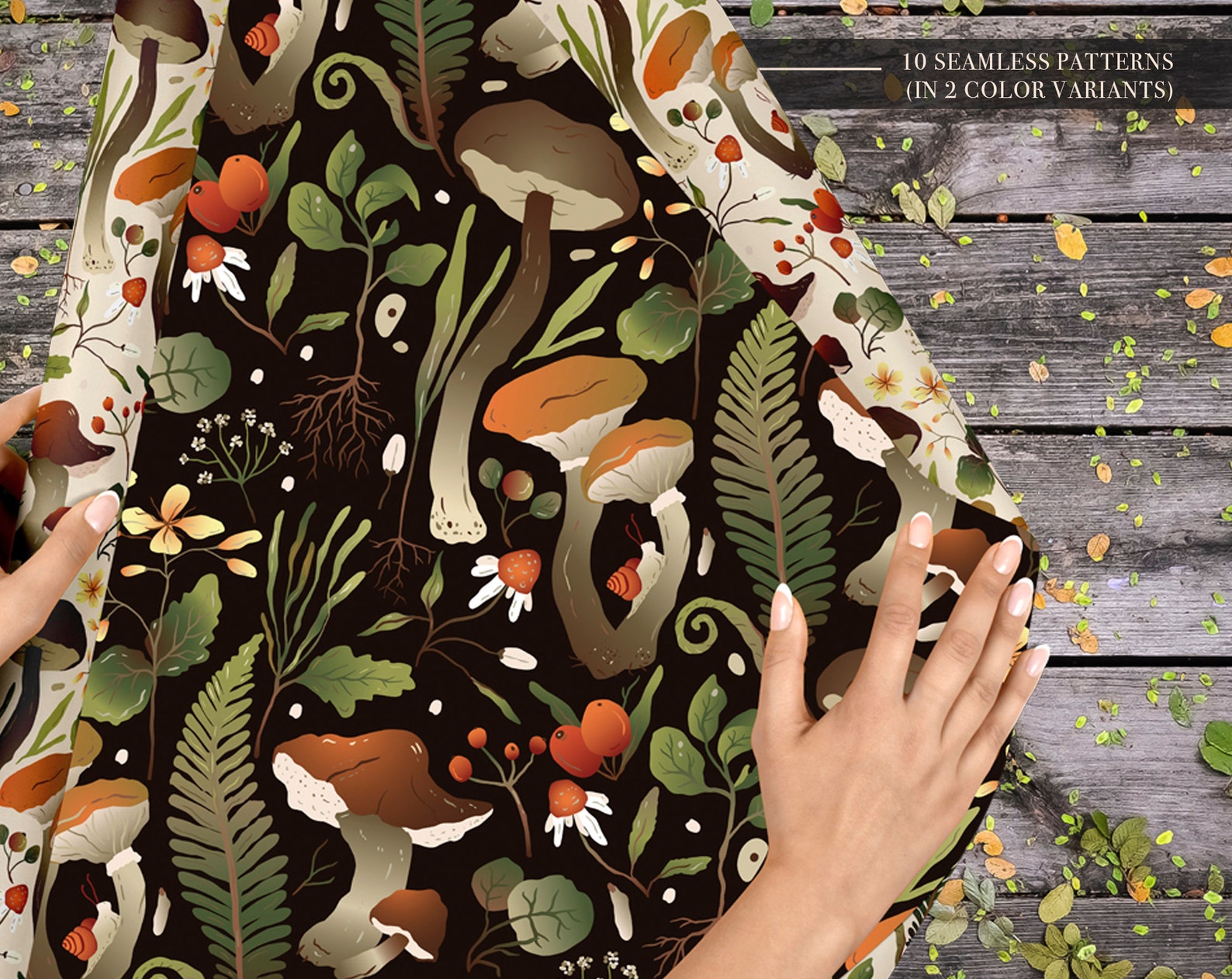 Fall Clipart, Autumn Clipart & Autumn Digital Paper, Forest Clipart for ...