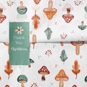 Fox Print Forest Wallpaper Fall Digital Paper Fox Pattern Animal ...