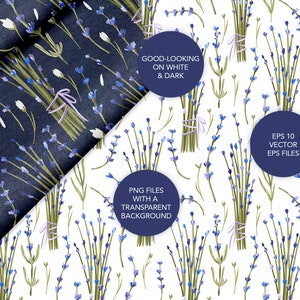 Lavender Digital Paper Seamless Pattern Spring Floral Digital Paper ...