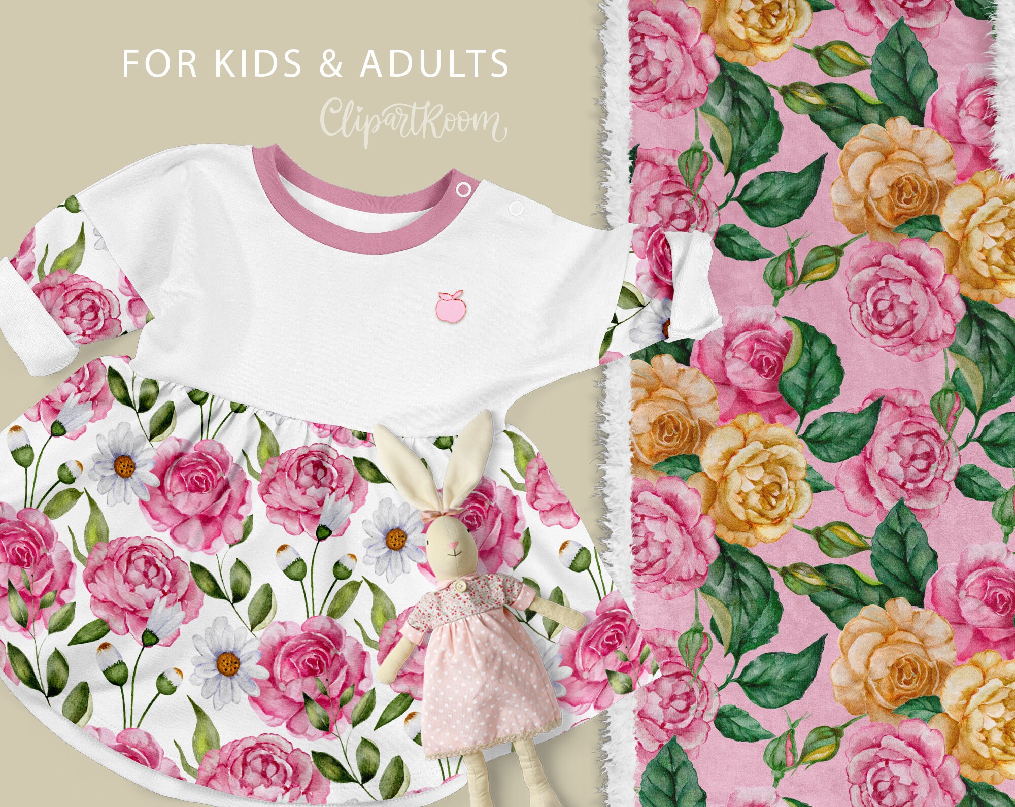 Watercolor Floral Digital Paper Seamless Pattern Watercolor - Etsy