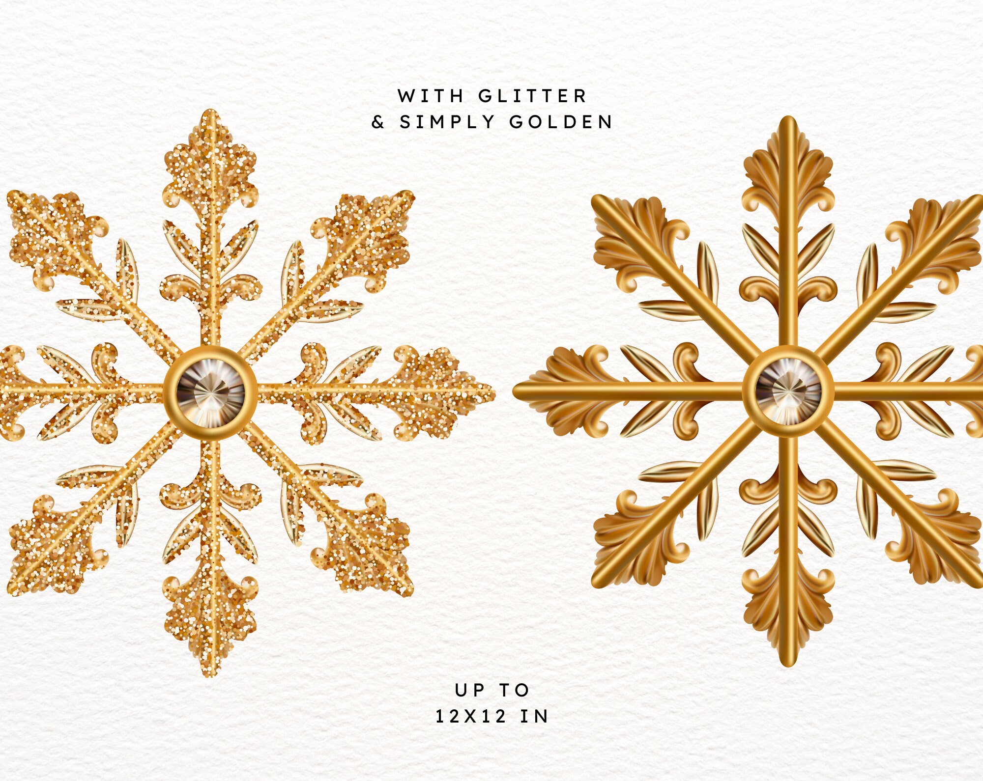 Snowflake Png Winter Clipart Christmas Clipart Snowflake Clipart Bundle ...