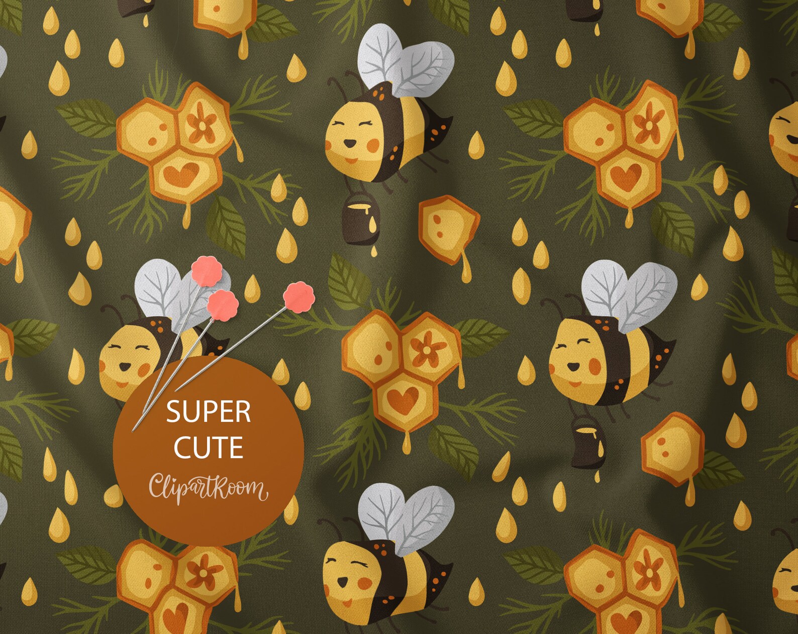 Bumble Bee Digital Paper Honey Bee Spring Digital Paper Summer Digital ...