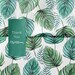 Jungle Nursery Tropical Leaves Digital Paper Eucalyptus Leaves Monstera ...