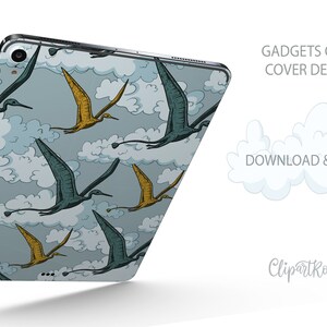 Dino Vector Seamless Files Dinosaur Print Baby Digital Paper Jurassic ...