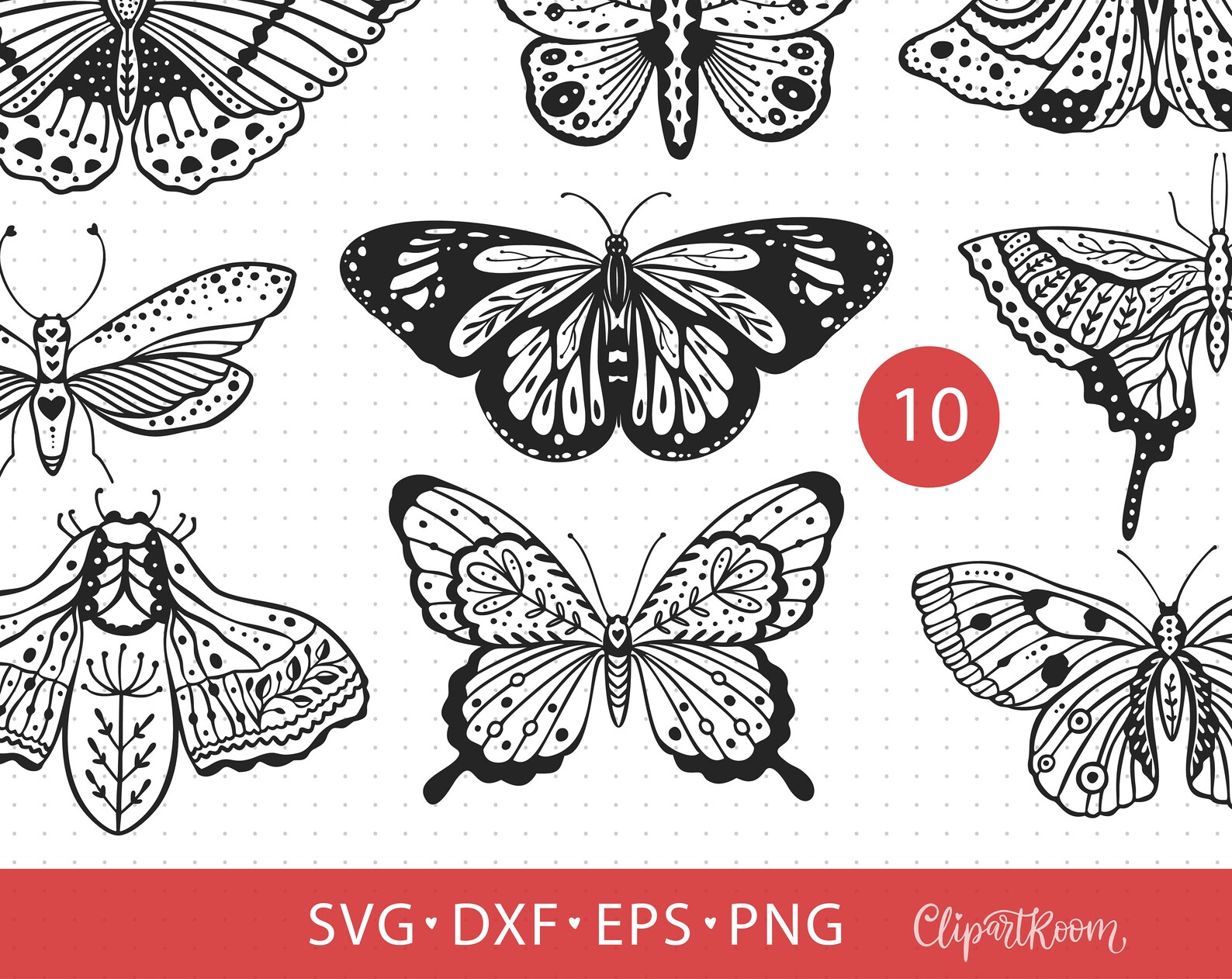 Monarch Butterfly Butterfly Svg Butterfly Png Moth Svg Files - Etsy