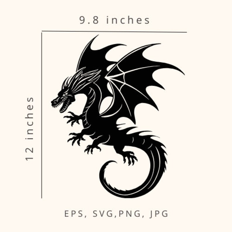 Dragon Svg Dungeons and Dragons Svg Chinese Dragon Svg Lunar New Year ...