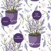 Lavender Digital Paper Seamless Pattern Spring Floral Digital - Etsy