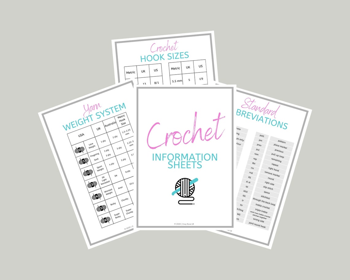 Printable Crochet Pattern Organiser Craftroom organisation | Etsy