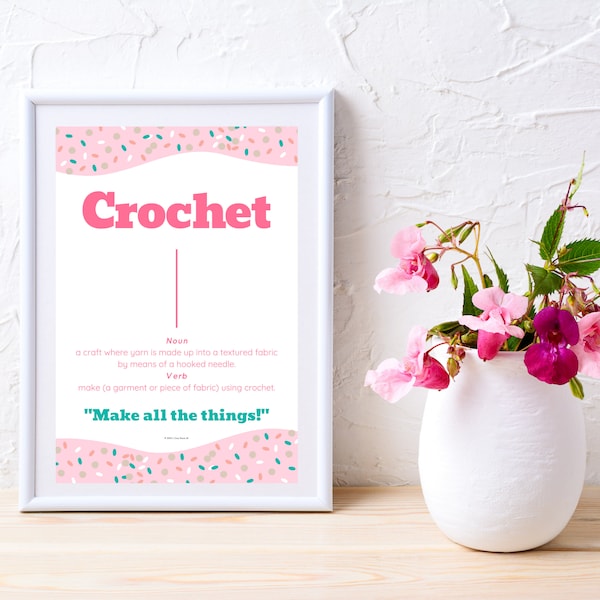 Crochet Art Print - Etsy