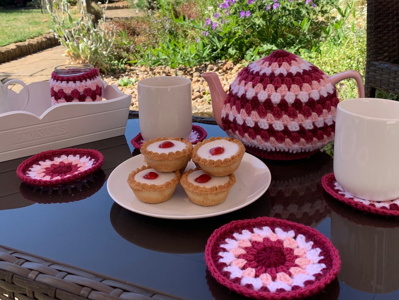 Jam Jar Covers, Quick Crochet Pattern, Gifts for Her, Granny Gift, Easy ...