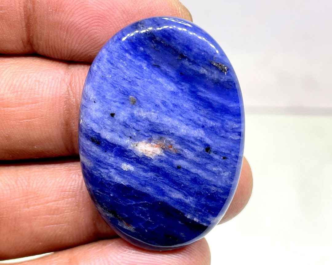 Blue Sodalite Cabochon, Sodalite Designer Cabochon, Sodalite Oval Shape ...