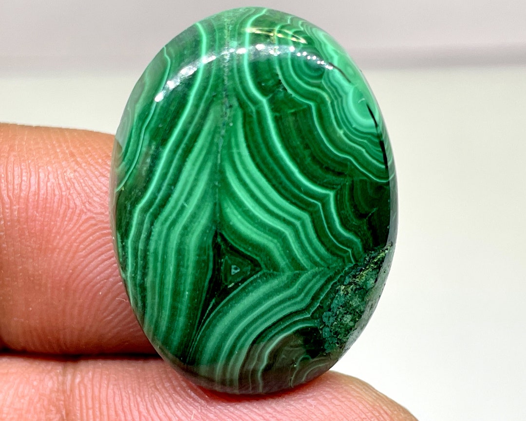 Malachite Gemstone,malachite Cabochon,oval Shape Malachite Cabochon,49 ...