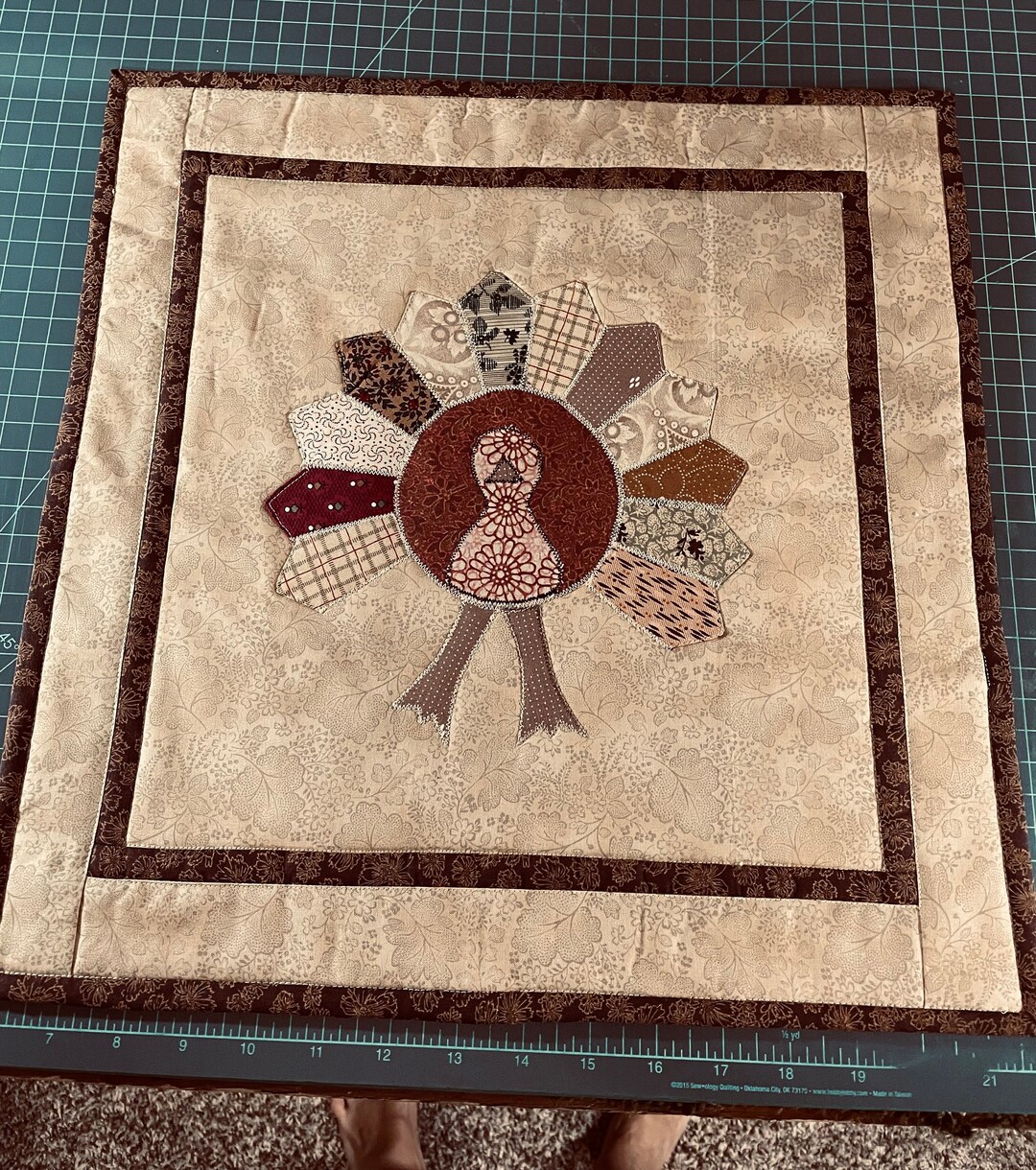 Tommy Turkey Quilted Wall Hanging~16.5"x 16.5" (item #5) - Etsy