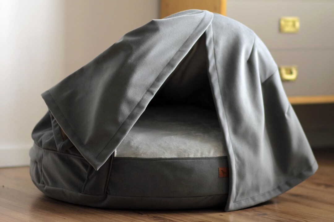 Cozy Cave Bed for Dog, Snuggle Bed, Cave Bed, Dog Bed, Psia Norka ...