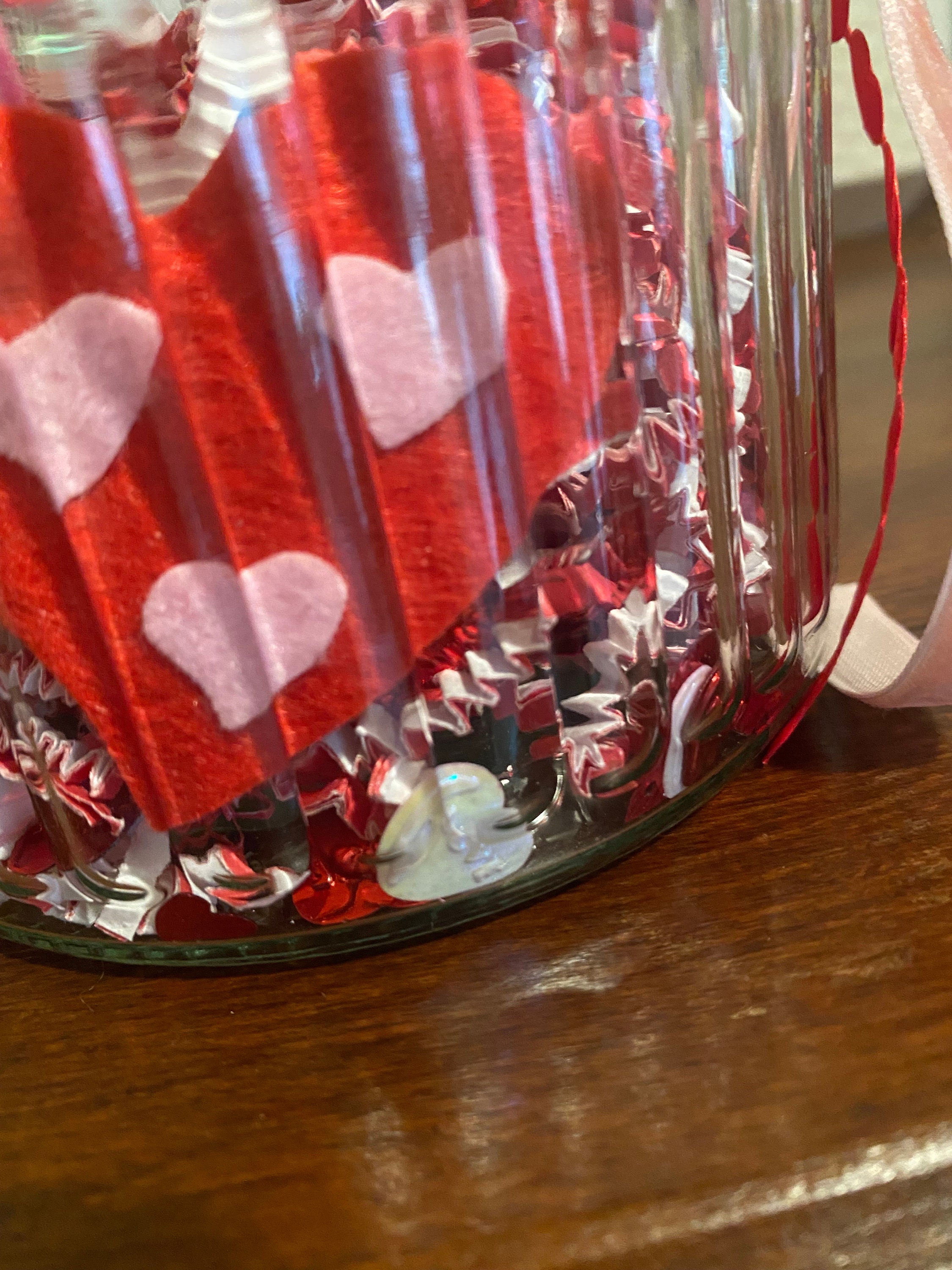 Valentines Day Glass Jar With Heart Lid - Etsy
