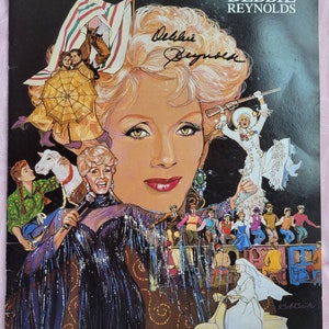 1980's, Vintage, Debbie Reynolds, Signed, Autographed, Tour Program ...
