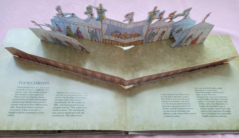 1991 Castles 3-D Dimensional Exploration Pop up Book | Etsy