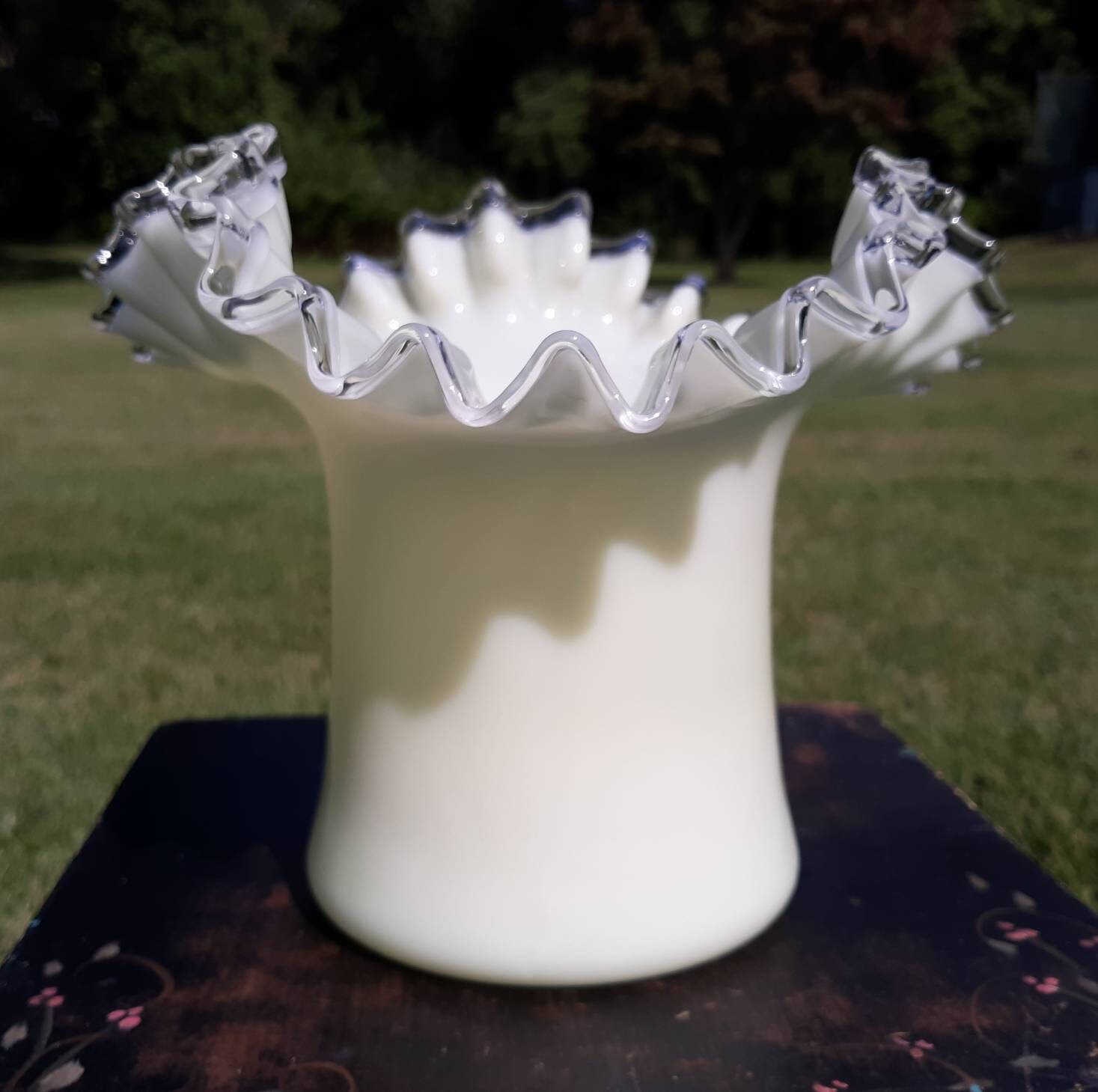 Fenton Fenton Art Glass Custard Glass Vaseline Glass | Etsy