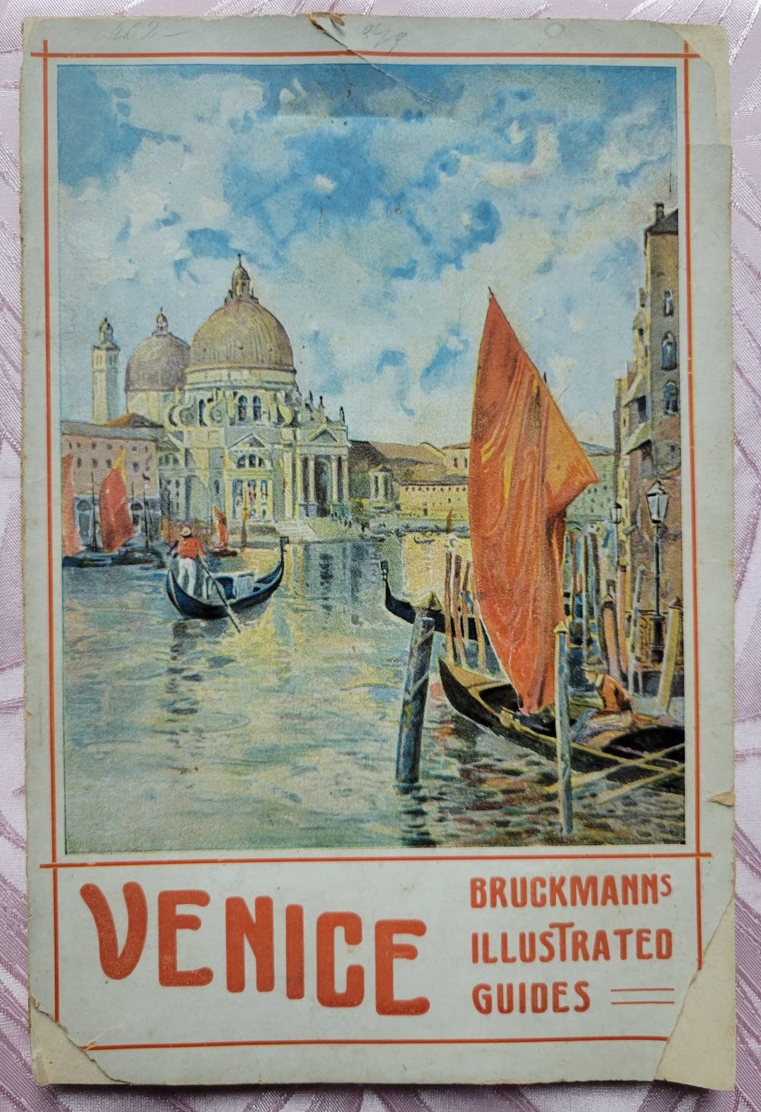 1902, Venice, Bruckmann's Illustrated Guide, St Marks Basilica, Palazzo ...