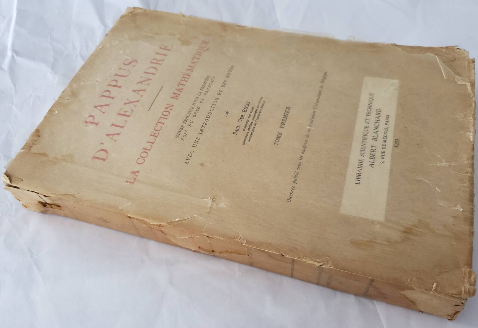 Scarce 1933 Pappus of Alexandria the Mathematical - Etsy Sweden