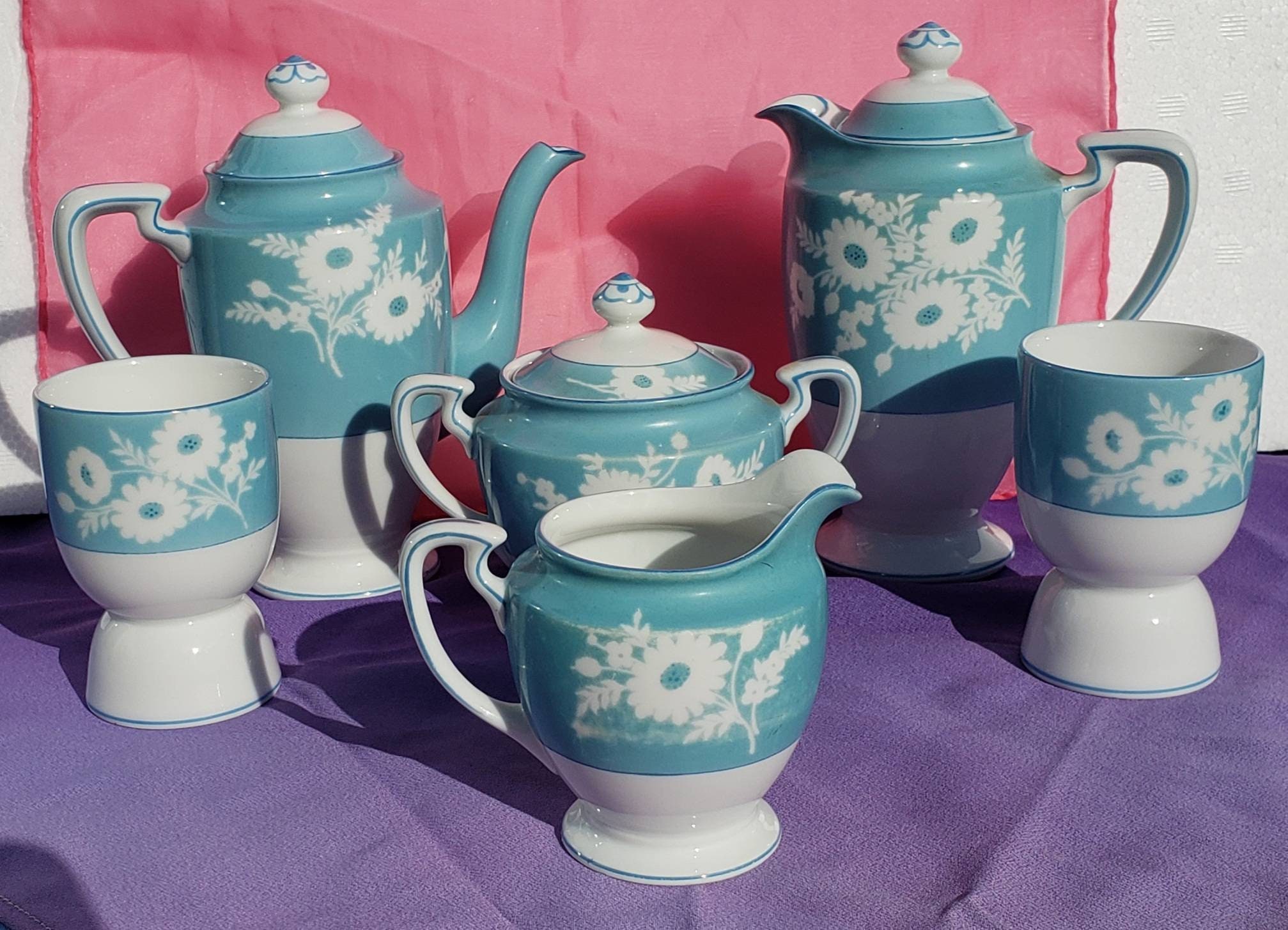 1918 Noritake Coffee Set Tea Set Creamer Sugar Cups Tea - Etsy