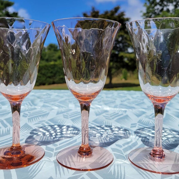 Pink Goblets - Etsy