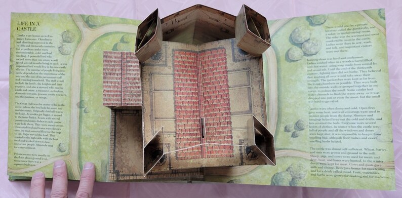 1991 Castles 3-D Dimensional Exploration Pop up Book - Etsy