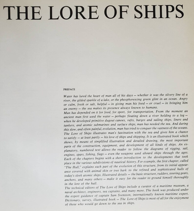 1990 Lore of Ships 1500 Illustrations 9th Century to | Etsy