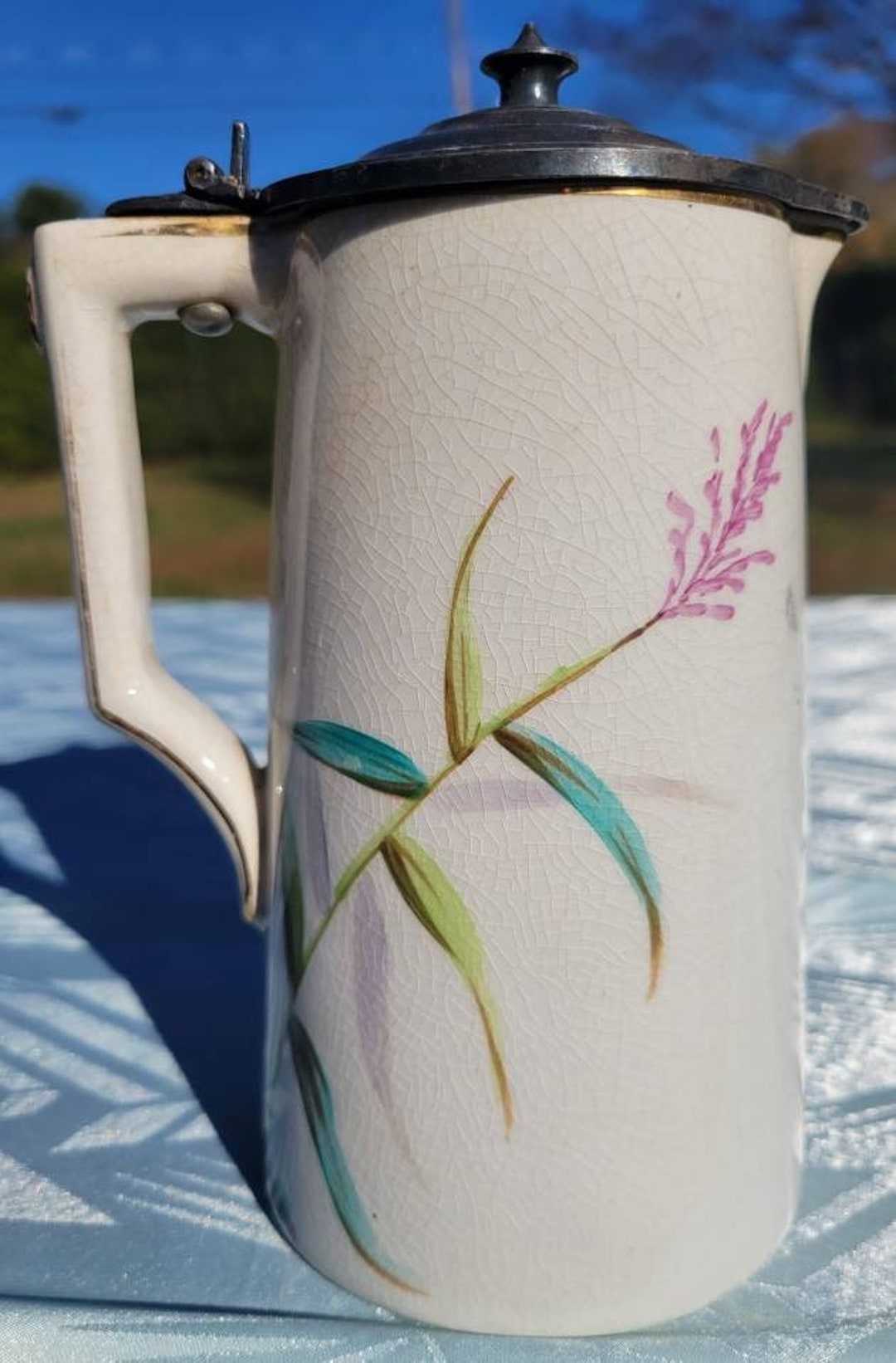 1880's, Knowles, Taylor, & Knowles, Batter, Syrup, Creamer, Pitcher ...