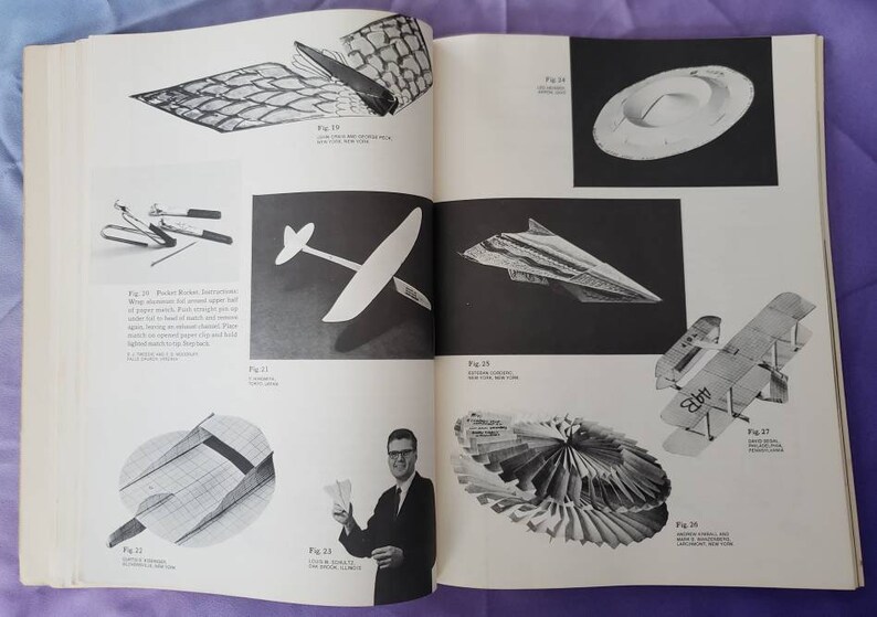 1967 the Great International Paper Airplane Book 20 | Etsy