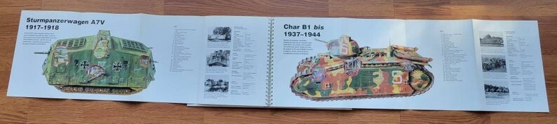 1998 Gatefold Book of Tanks 100 Years of Military Tanks - Etsy